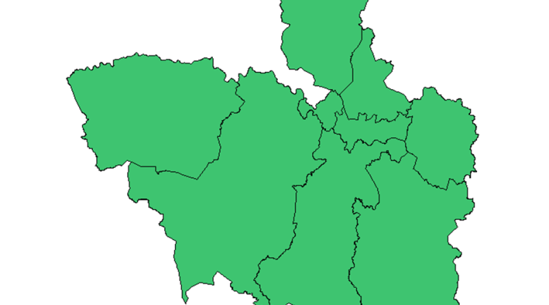 Mapa Zona Tierra Caliente – Sistema Estatal de Evaluación del Desempeño SEED